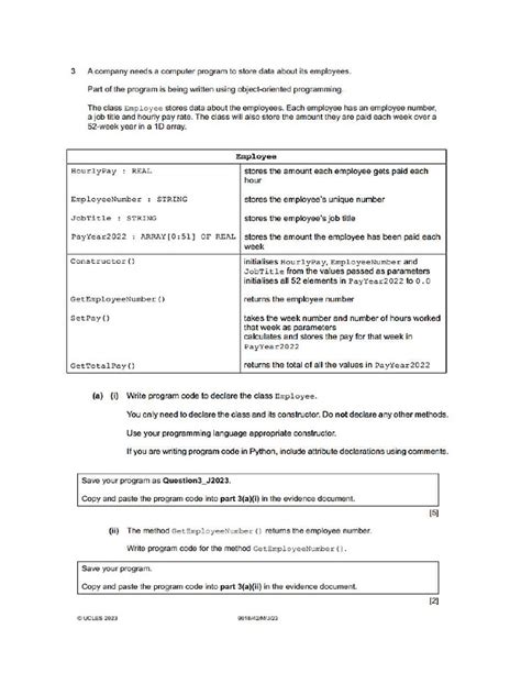 Oop Question Pdf