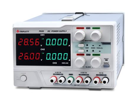 Triplett PS325 - Triple Channel Linear DC Power Supply - 32V/5A (CH1 ...