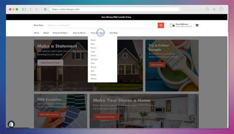 How To Create A Dropdown Menu In Shopify Estorekings