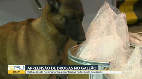 Vídeo Receita Federal apreende 100 quilos de heroína no aeroporto Tom