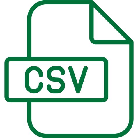 Csv Generic Color Outline Icon