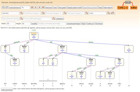 Main View In Tree Mode Note The Multitoken Word At Nodes 9 And 10 Download Scientific