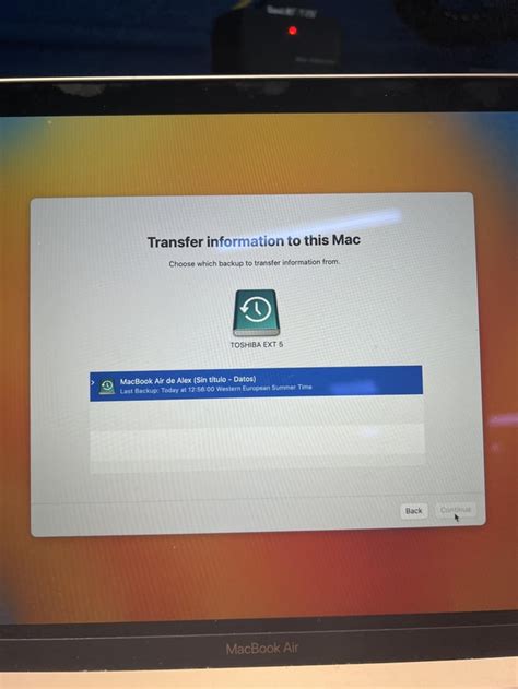 time machine won t load r macos
