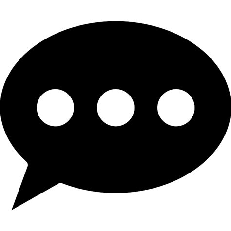 Speech Bubble Vector SVG Icon SVG Repo