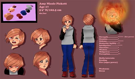 Amy Pickett Character Sheet By Punkichi On Deviantart