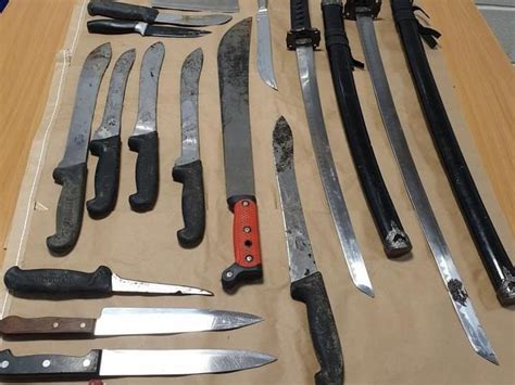 Here Are Some Of The 300 Knives Seized By Police In A Week Long Weapons