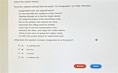 Solved Select The Correct Answer Read The Adapted Excerpt From The