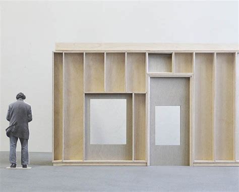 Physical Model Of The Interior Walls At The Sir John Cass Faculty Of