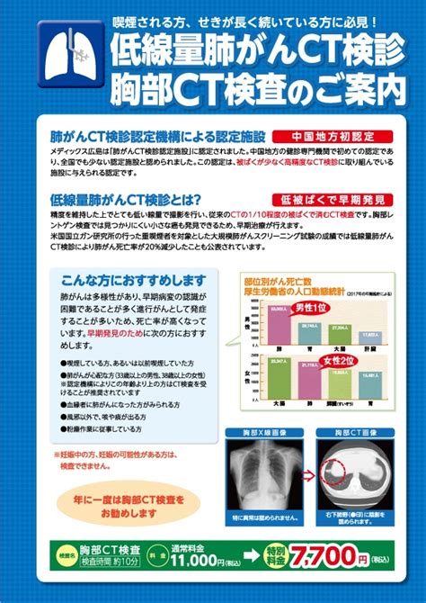 オプション検査｜一般財団法人広島県集団検診協会 メディックス広島健診センター
