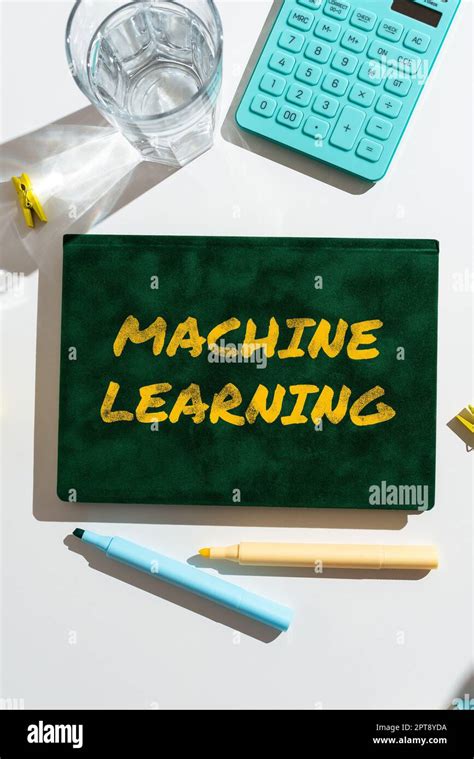 Text Caption Presenting Machine Learning Word Written On The Concept That A Computer Can Learn
