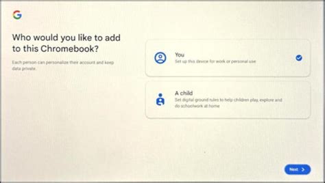 Step By Step How To Add A Second User Account To A Chromebook