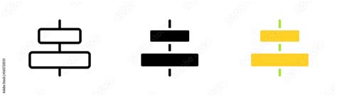 Menu Buttons Set Icon Tiles Slider Settings Centering Alignment Application Control Panel