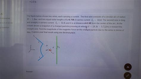 Solved The Figure Below Shows Two Wires Each Carrying A Chegg
