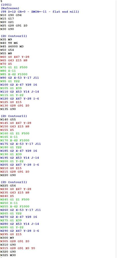 Post Processor Problem Wcs G54 G55 Autodesk Community