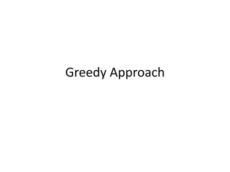 greedy method pdf