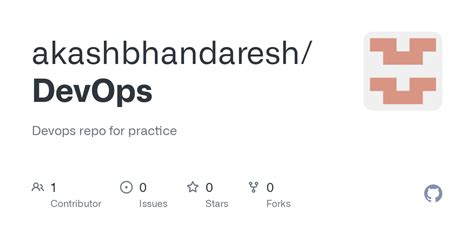 github akashbhandaresh devops devops repo for practice