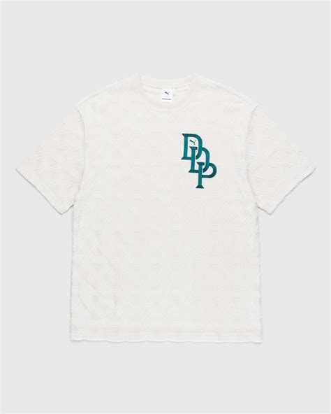 Puma X Dapper Dan Jacquard Logo Tee Beige Highsnobiety Shop