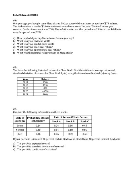 fin2704 ay22 23 sem 1 tutorial 4 questions fin2704 x tutorial 4