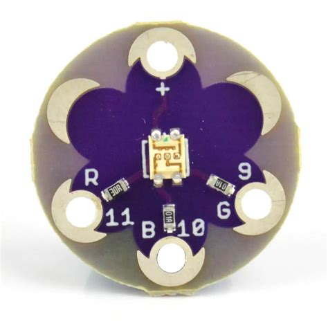 arduino lilypad tri color led robotshop
