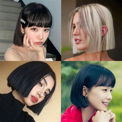 단발병 끝내기 짧은단발머리 테슬컷 단발연예인 네이버 블로그