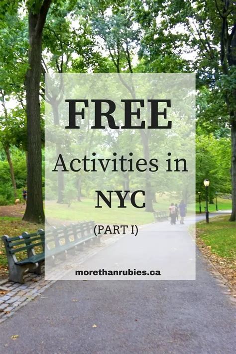 Free Activities Nyc Andrea Peacock