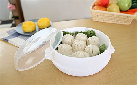 Wangyzj Microwave Steamer Plastic Vegetable Steamer Steamer For