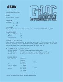 G LOC R Arcade Games Database