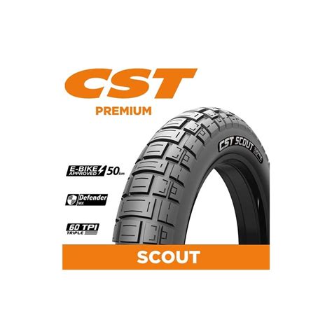 Cst Tyre Scout 20 X 40 Emoped Supreme Cycles