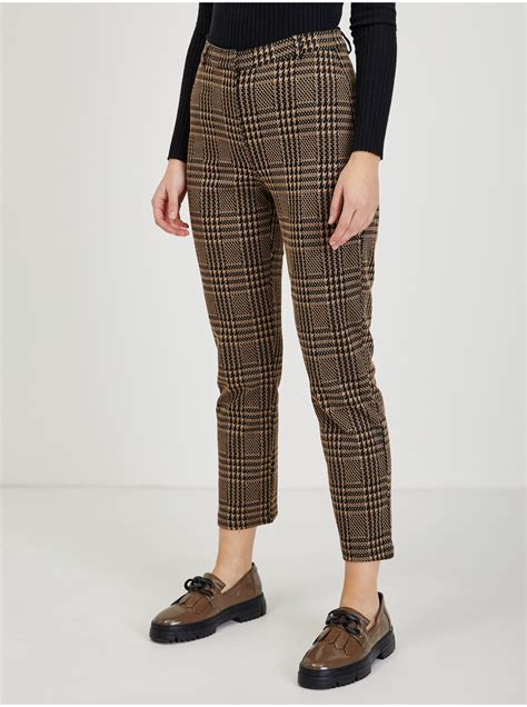 Braune Karierte Damenhose Orsay Orsay De Der Offizielle E Shop Der