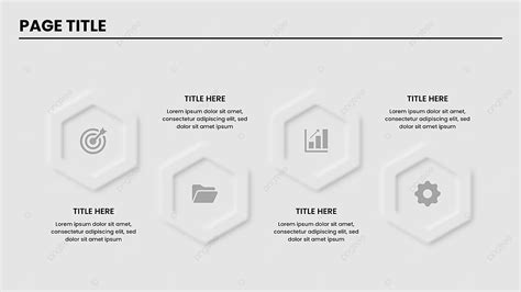 Neumorphic Infographic Diagram Powerpoint Template Vector Template