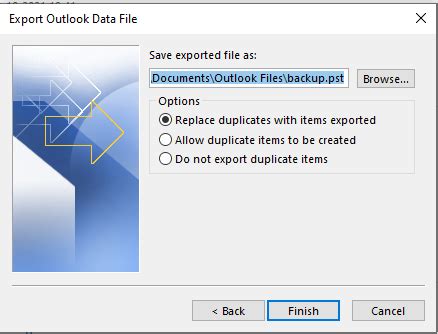 Transfer Or Backup Outlook Data Files To An External Hard Drive