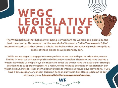 Legislation — Womens Fund Of Greater Chattanooga