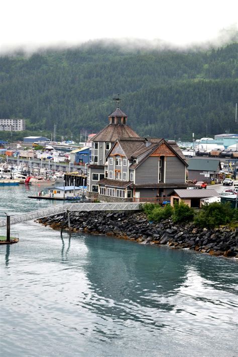 Inn At Whittier Hotel On Shore Of Passage Canal In Alaska Usa · Free
