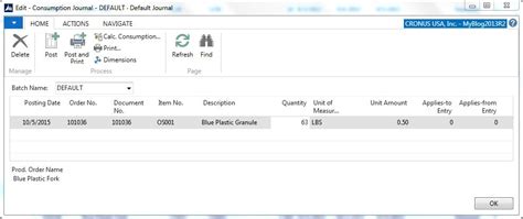 Total Cost Allocation For Multiple Outputs In Microsoft Dynamics Nav
