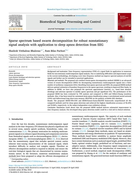 Solution Sparse Spectrum Based Swarm Decomposition For Robust Nonstationary Signal Analysis