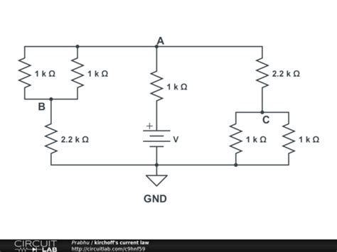 Kirchoff S Current Law CircuitLab