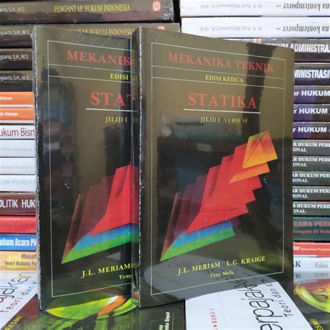 Jual STATIKA MEKANIKA TEKNIK Edisi 2 Jilid 1 Oleh Meriam Kraige Shopee Indonesia