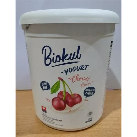 Jual Yogurt Biokul Stirred Rasa Cherry 1000 Ml Shopee Indonesia