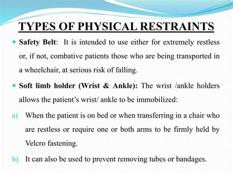 Physical Restraint Pptx