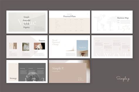 Neutral PowerPoint Template On Behance