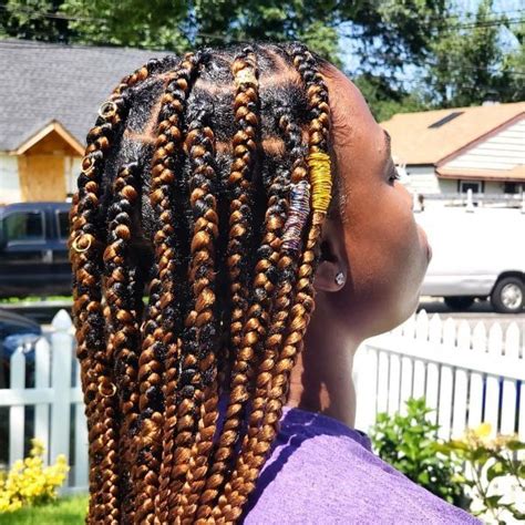 100 Romantic Medium Box Braids Designs For You Curly Craze Medium