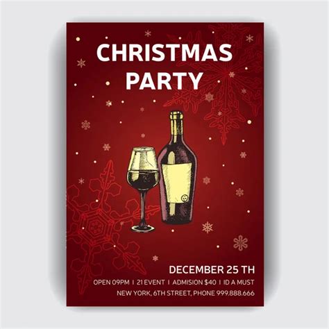Wine Bottle And Glass Card — Stock Vector © Art Romashka 148564559