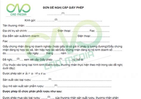 Trình tự xin giấy phép sản xuất rượu công nghiệp