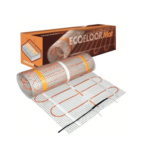 8 8 м2 Двужильный мат для обогрева пола Fenix Ecofloor Ldts 1400 купить в Минске цена фото