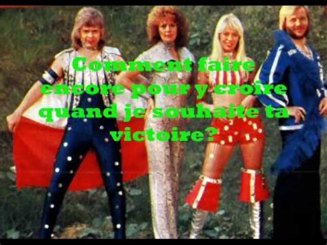 Abba Waterloo French Version Sing Along Youtube