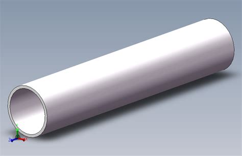 无缝钢管 I系列 304 Dn8 Dn100 Solidworks 2017 模型图纸下载 懒石网