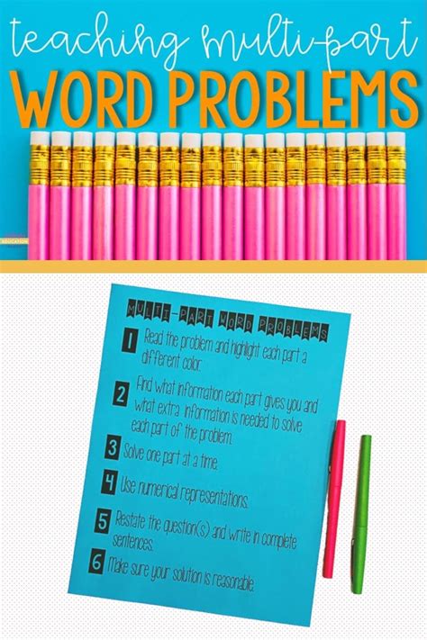 Multipart Word Problems Ashleigh S Education Journey