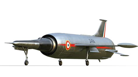 Leduc 022 Jet Fighter 3D Model By Citizensnip