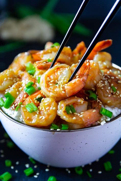 Garlic Ginger Shrimp Video Shrimp Recipes New Recipes Dinner