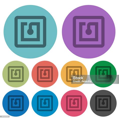 Nfc 스티커 색상 어두운 플랫 아이콘 가까운에 대한 스톡 벡터 아트 및 기타 이미지 가까운 고체 교환 Istock